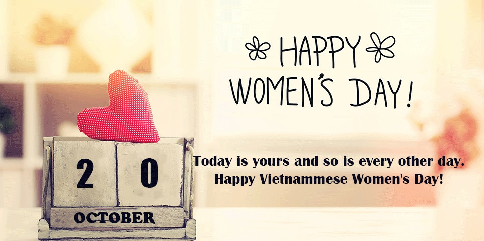 Happy Vietnamese Women's Day 20.10 - Viet Flowers